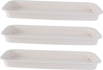 Cabilock Bodenschalen Für Blumentöpfe - 3 Stück Bodenschalen - Tropfschalen Mit Auslaufschutz - Perfekt Für Den Blumengarten