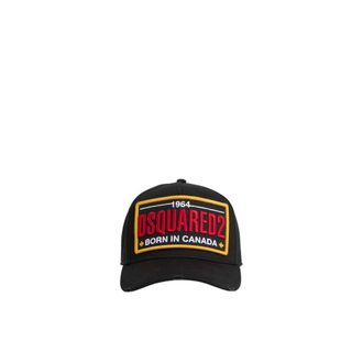 Dsquared2 Casquette de baseball vintage d&eacute;lav&eacute;e - Homme - Accessoires - Noir - Taille: ONE Size
