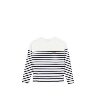Maison Labiche Tee-shirt &agrave; rayures en coton