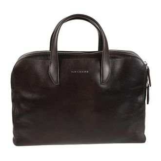 Orciani Lagoon Slim Briefcase - Homme - Sacs - Brun - Taille: ONE Size