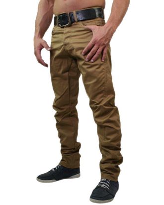 Jack & Jones Herren Hose 12059473 Dale Twisted Dull Gold, Gr. 33/34, Beige (Dull Gold)