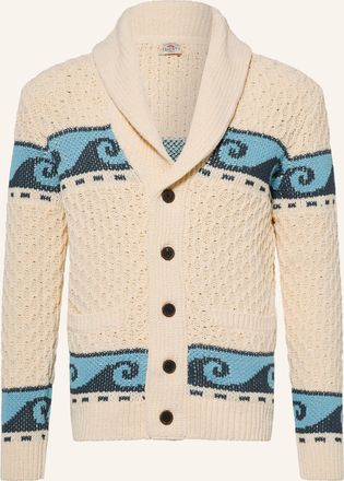 Faherty Faherty Strickjacke Wave Swell weiss