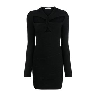 Philosophy di Lorenzo Serafini Femme, Robes, Noir, Taille: 38 FR Robe &Eacute;l&eacute;gante en Couleur 0555