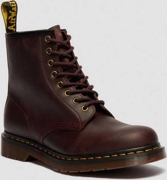 Dr. Martens 1460 Crazy Horse Leder Stiefel in Rot, Gr&ouml;&szlig;e: 36