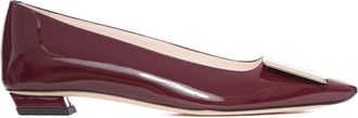 Roger Vivier Ballerinas - Flat Shoes Bordeaux - Gr. 35,5 (EU) - in Rot - f&uuml;r Damen
