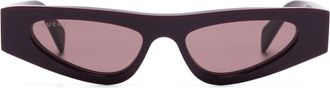 Gucci Sonnenbrille mit Cat-Eye-Gestell - Violett