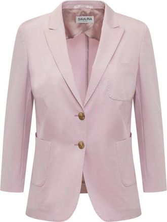 Saulina Milano Saulina, Femme, Vestes, Rose, Taille: 44 FR Blazers
