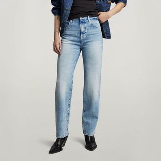 G-Star Viktoria High Straight Jeans - Hellblau - Damen