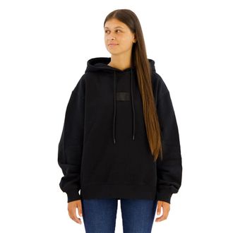 Replay Damen Hoodie mit Kapuze, Schwarz (Black 098), L