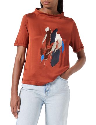 s.Oliver Black Label s.Oliver Black Label Womens 10.2.20.12.130.2121105 Shirt, ORANGE, 36