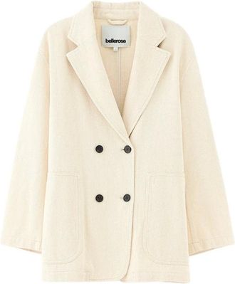 Bellerose Femme, Vestes, Beige, Taille: 36 FR Jazzy Relaxed Blazer