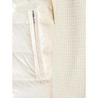 Moncler Quilted Nylon Down Jacket - White