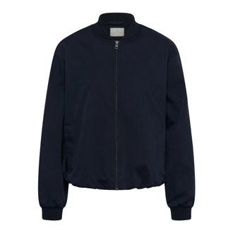 Kaffe Bomberjacke - - Jackets - Damen - Blau - XS