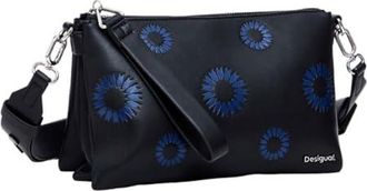 Desigual Accessoires PU à Travers Le Sac de Corps, Femme, Noir, One Size