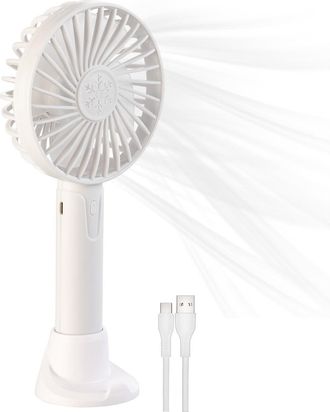 Pearl Ventilator tragbar: 3in1-Hand- & Tisch-Ventilator mit Handy-Halterung, Akku- & USB-Betrieb (Taschen, Pocket, Smartphone)