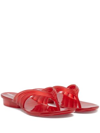 Diesel x Melissa Sandalen mit Zehensteg - Rot
