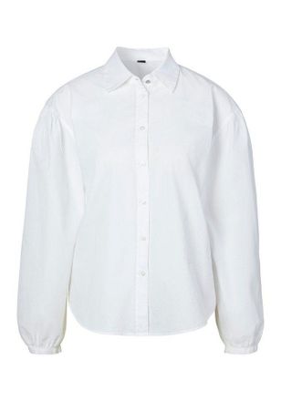 HUGO BOSS Klassische Bluse Barby Premium Damenmode mit BOSS Logo auf der Brust