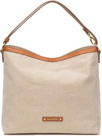 Nero Giardini Femme, Sacs, Brun, Taille: ONE Size Canvas Crossbody Bag