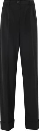 Dolce & Gabbana Femme, Pantalons, Noir, Taille: 36 FR Flared Pants