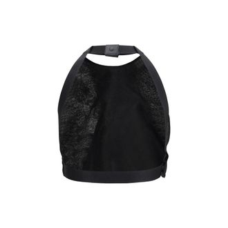 Max Mara Womens Black Silk Pattern Shirt