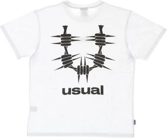 Usual Homme, Tops, Blanc, Taille: XL Og Tee