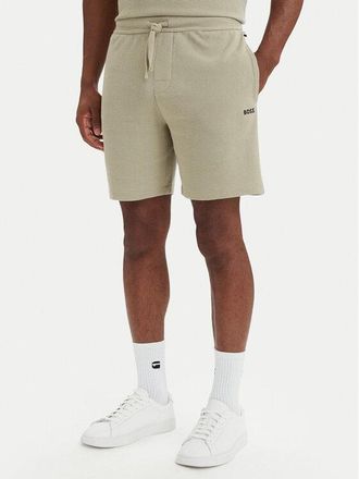 HUGO BOSS Sportshorts Waffle 50535884 Hellgr&uuml;n Regular Fit