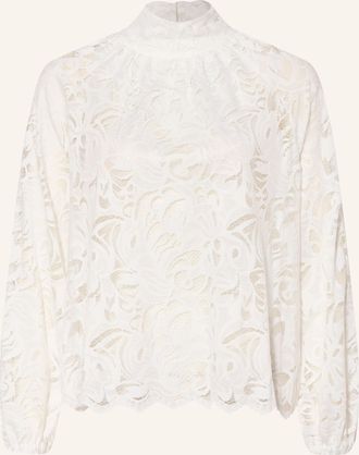 van Laack Van Laack Blusenshirt Vl-Yemina-Xx Aus Spitze weiss