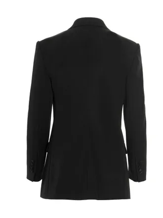 Dolce & Gabbana Womens Black Acetate Blazer Clothing
