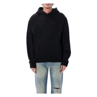 Amiri Sweat &agrave; capuche oversize - Homme - Sweatshirts et sweats &agrave; capuche - Noir - Taille: M