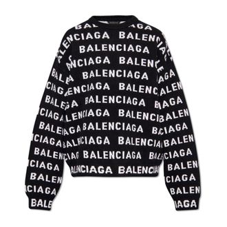 Balenciaga Crewneck Pullover - - Knitwear - Herren - Schwarzk - S