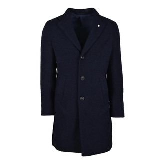 L.B.M. 1911 Mantel - - Coats - Herren - Blau - L