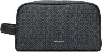 Calvin Klein Homme, Sacs, Noir, Taille: ONE Size Logo Wash Bag