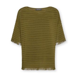 Elena Miro Damen, Strickwaren, Braun, 2XLGr&ouml;&szlig;e