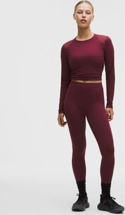 lululemon Legging Swift Speed taille haute pour Femmes - 64 cm - Burgundy - Taille 10