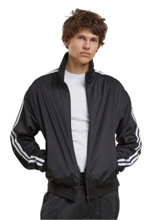 Urban Classics Retro Tricot Track Jacket Black, XXL