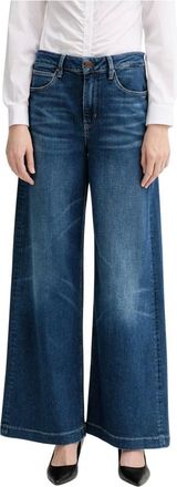 Guess Femme, Jeans, Bleu, Taille: W27 L32 Jean large Bellagio