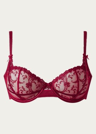 Lounge Valentina Balcony BH - Rotwein - 65 / DD