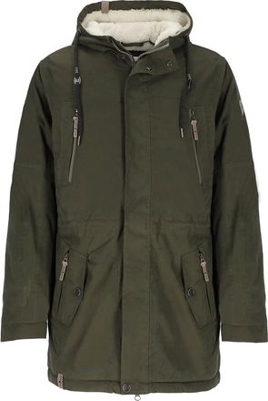 Blue Wave Herren Funktionsparka Jacke Kuddel - Parka Winterjacke Outdoorjacke Funktionsjacke in Oliv Gr&ouml;&szlig;e 3XL