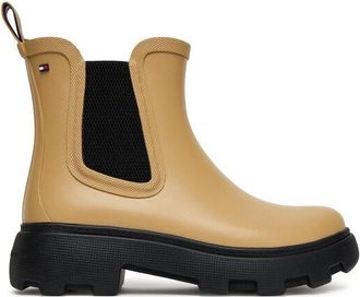 Tommy Hilfiger Gummistiefel Rubber Flag Cleated FW0FW08637 Braun