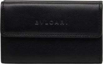 Bulgari Portefeuille vintage tri-fold Pre-owned - Femme - Pre-owned - Noir - Taille: ONE Size