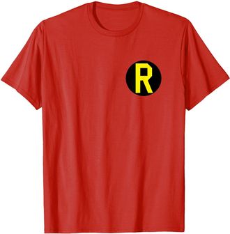 DC Comics Batman Robin Left Chest Logo T Shirt T-Shirt