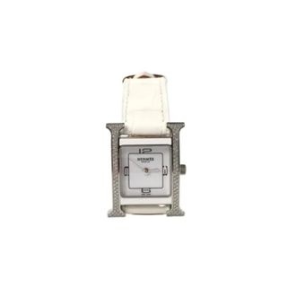 Herm&egrave;s Pre-owned Cuir montres - Femme - Pre-owned - Blanc - Taille: ONE Size