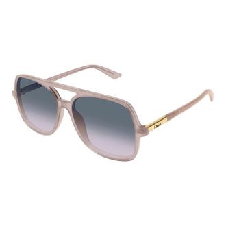 Chlo&eacute; Lunettes de soleil Pilote - Femme - Accessoires - Rose - Taille: 57 MM