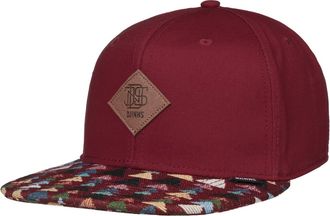 Djinns Herren Snapback Caps 6P Inka Delta Rev rot Verstellbar