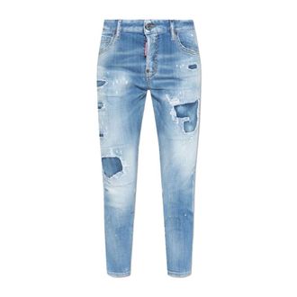 Dsquared2 Femme, Jeans, Bleu, Taille: 34 FR Jean Italien pour Homme