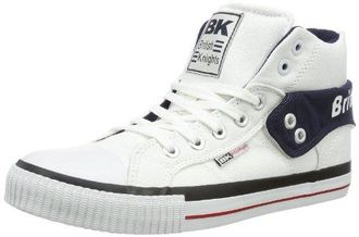 British Knights British Knights Roco B33-3735 Baskets pour Homme, Blanc et Bleu Marine 4, 39 EU
