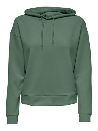 Only Play Damen Onplounge Life Hood SWT Noos Kapuzenpullover, Duck Green, S EU