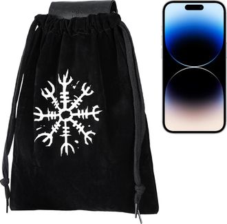 Generic G&uuml;rteltasche Renaissance - Vintage H&uuml;fttasche, H&uuml;fttasche | f&uuml;r Festival, Konzert, Wandern, Reisen, Outdoor, Camping, Abenteuer, Wandern, Schwarz, Ref