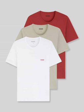 HUGO BOSS Regular Fit T-Shirts aus reiner Baumwolle im 3er-Pack