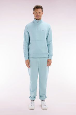 Eden Park Jogging En Molleton Coton Vert Deau Coupe Droite